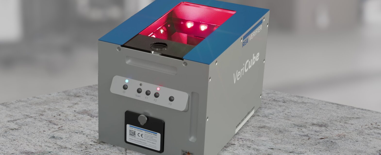 REA VERIFIER VeriCube - 1D and 2D verification system