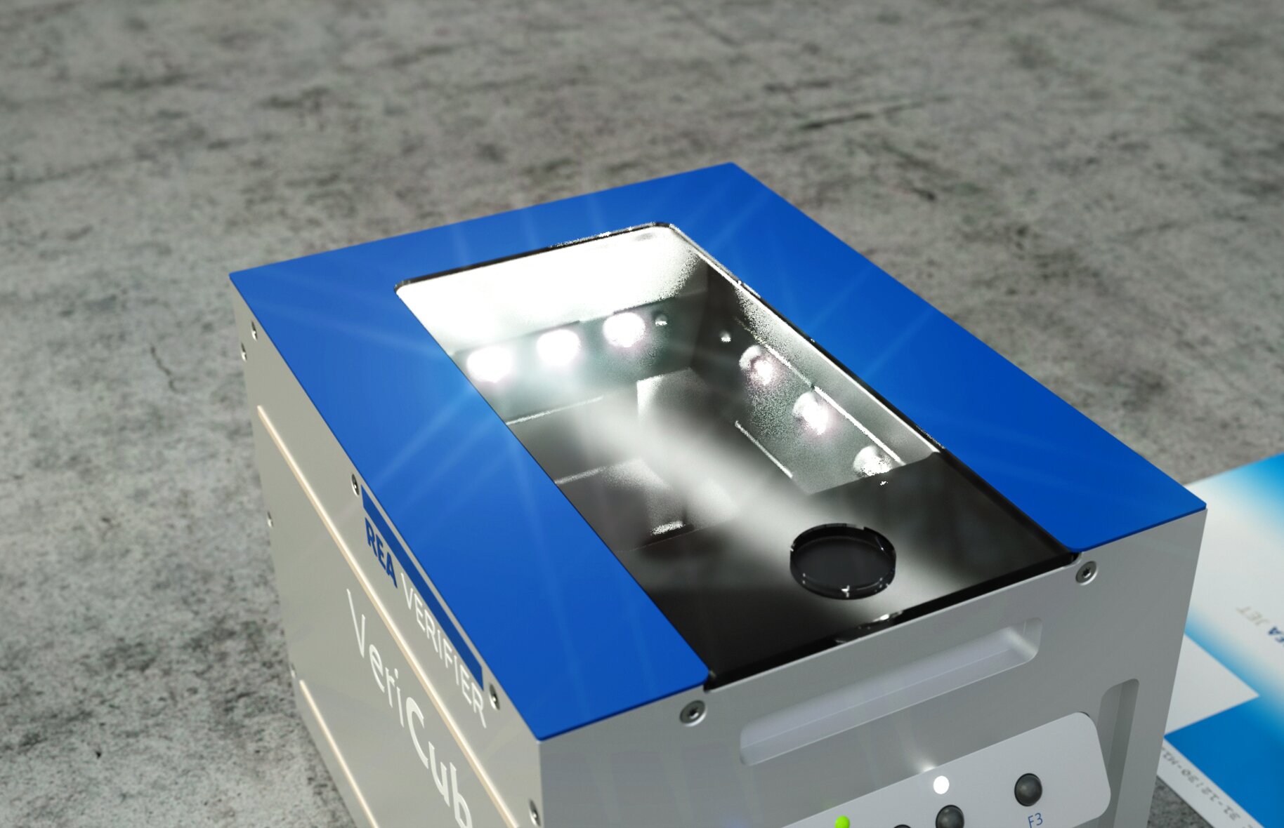 REA VERIFIER VeriCube - 1D and 2D verification system