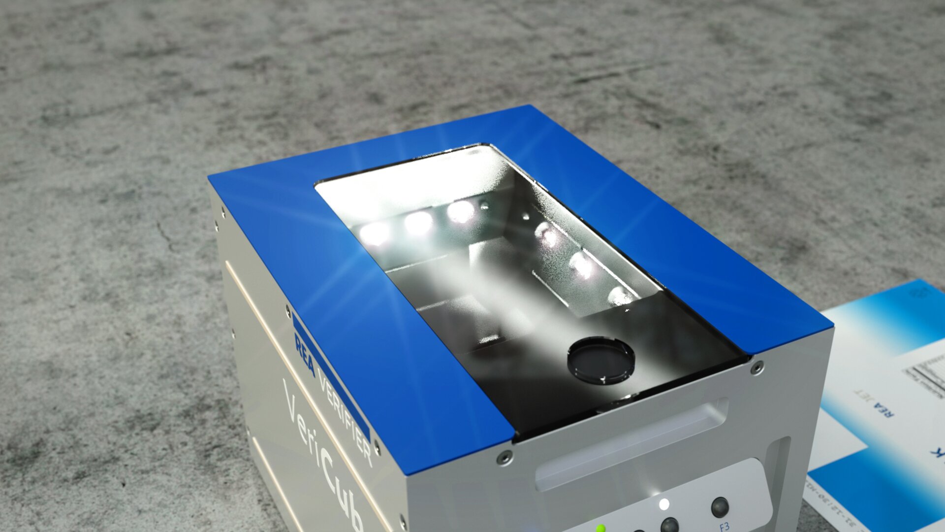 REA VERIFIER VeriCube - 1D and 2D verification system