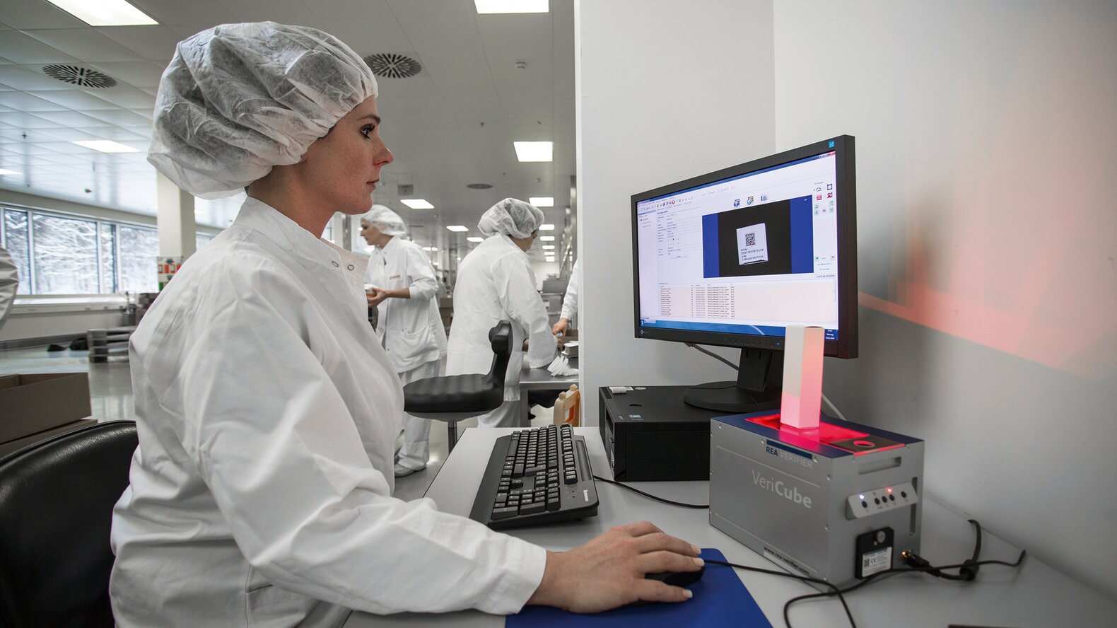 REA VERIFIER VeriCube - 1D and 2D verification system