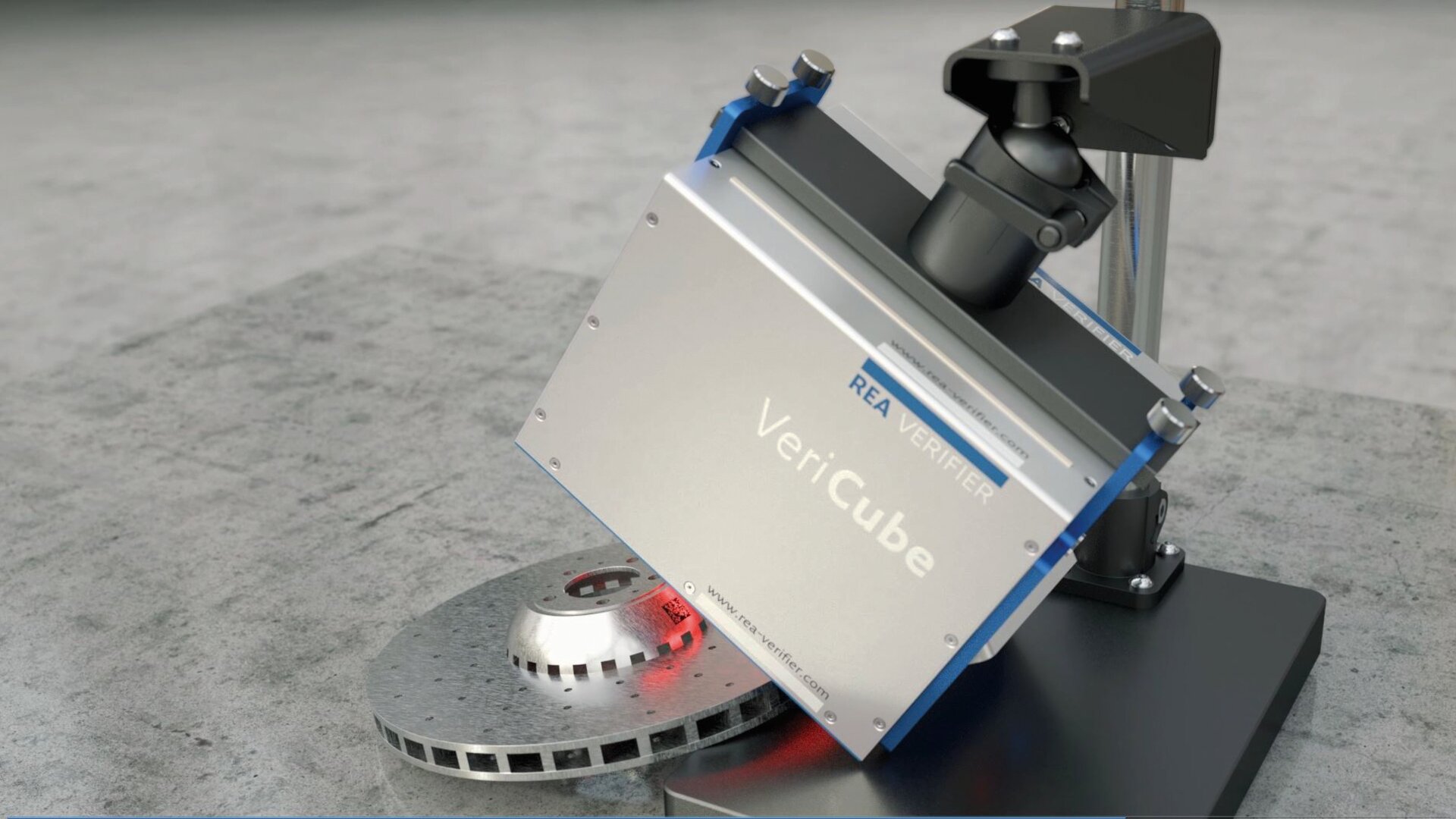 REA VERIFIER VeriCube - 1D and 2D verification system