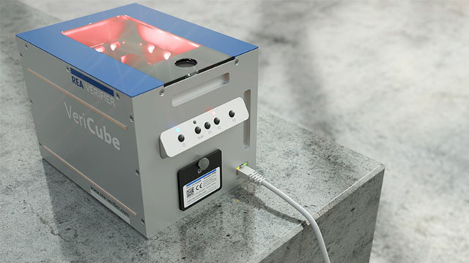 REA VERIFIER VeriCube - 1D and 2D verification system