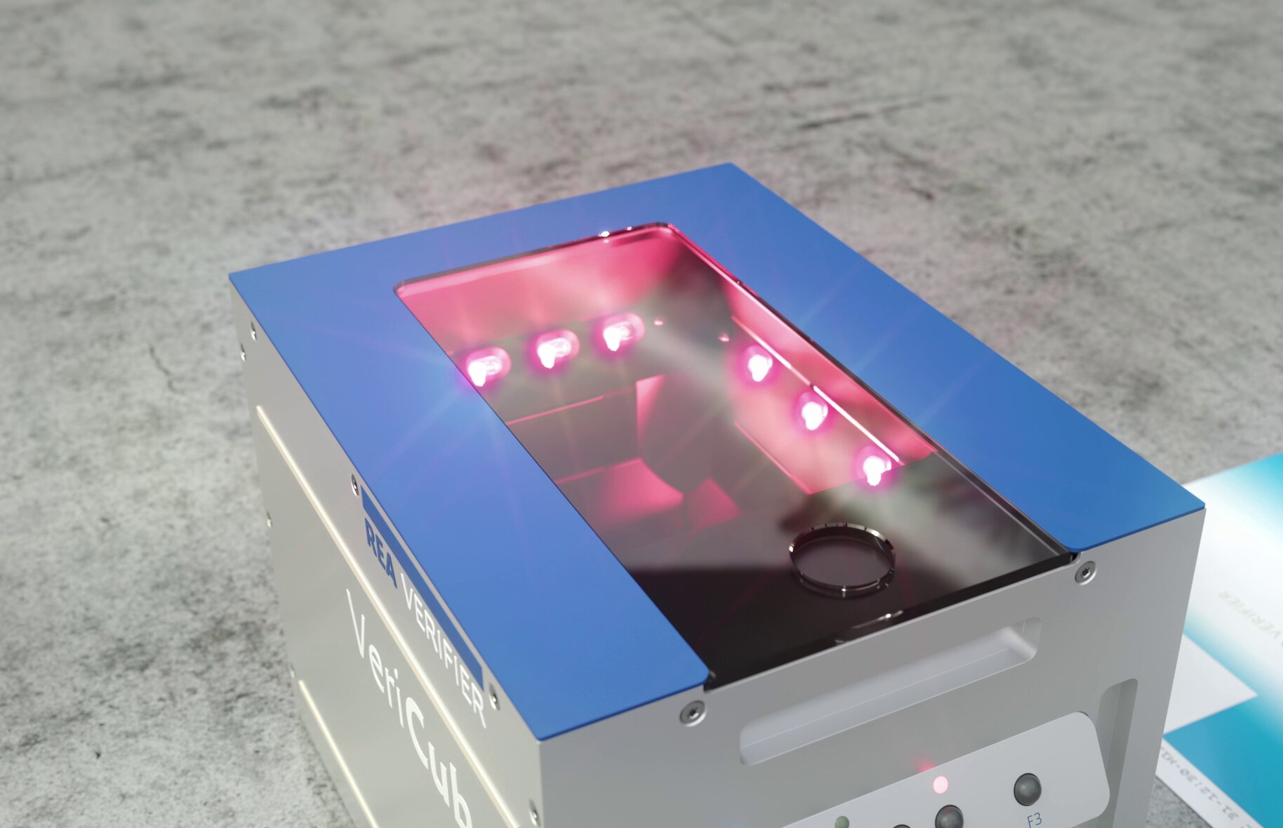 REA VERIFIER VeriCube - 1D and 2D verification system