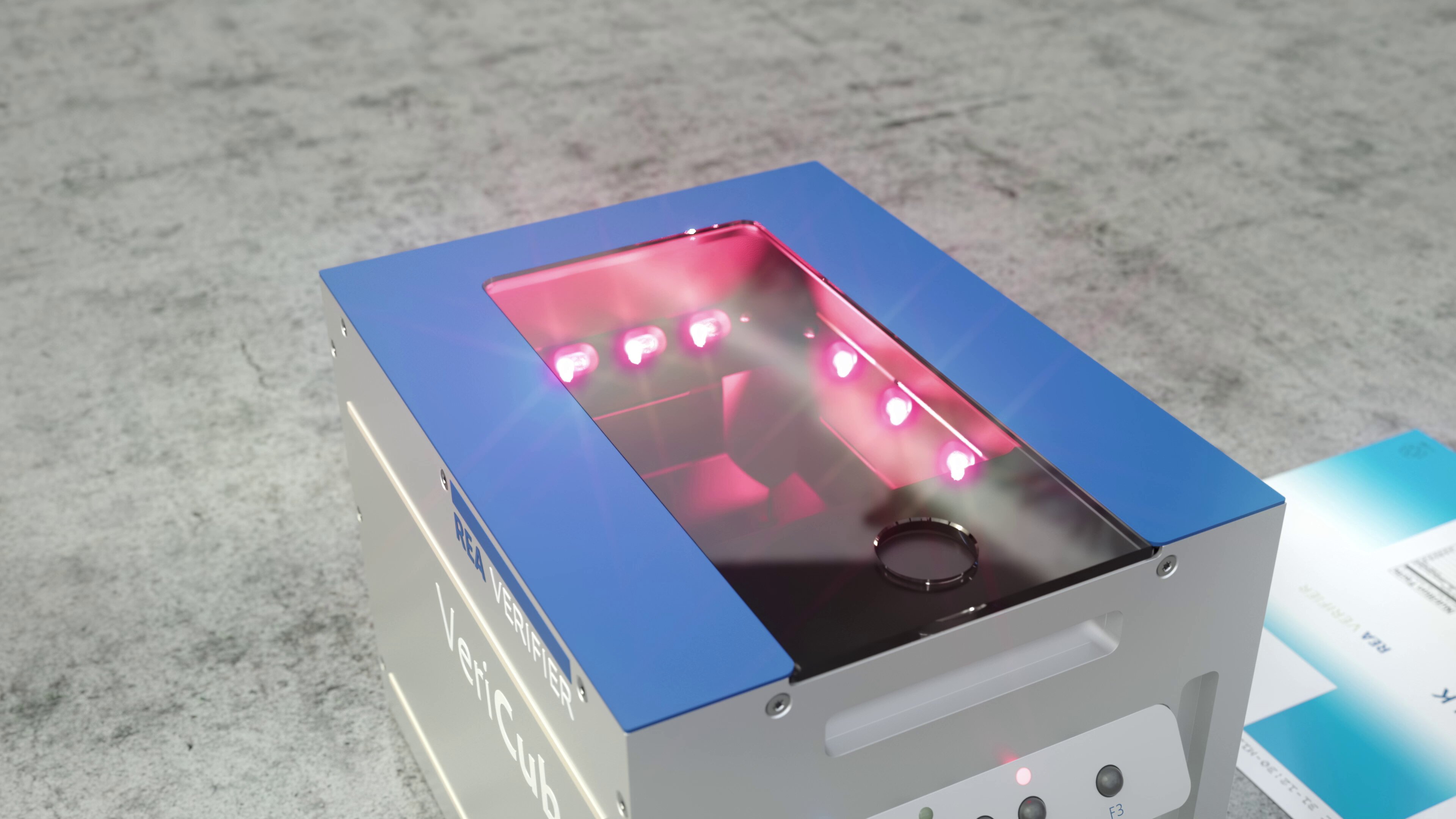 REA VERIFIER VeriCube - 1D and 2D verification system