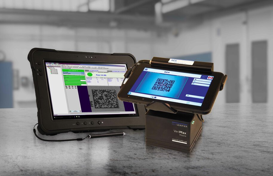 REA VeriMax Mobile - 1D and 2D verification system