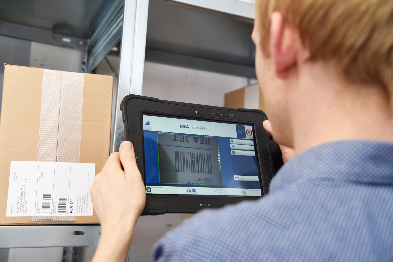 REA VeriMax Mobile - 1D and 2D verification system